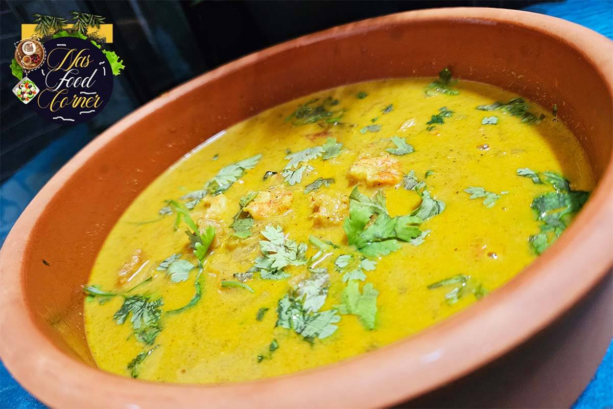 Konju Manjapaal | Prawns Gravy | Recipe | Nas Food Corner
