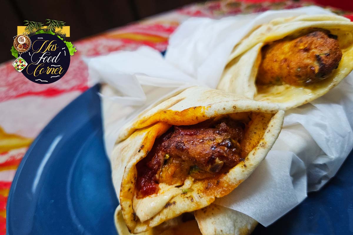 Turkish Kebab Roll | Chicken | Recipe | Nas Food Corner